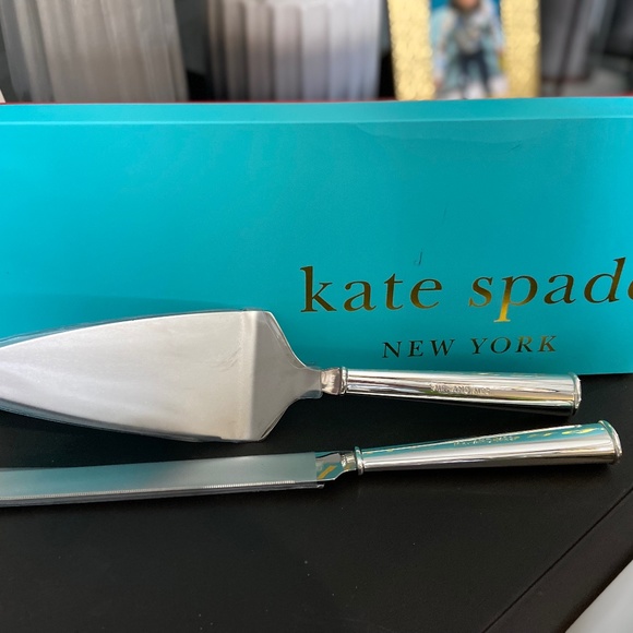 kate spade | Dining | Kate Spade Mr And Mrs Cake Knifeserver Set | Poshmark